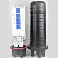 China Dome Heatshrink Seal Fiber Optic Splice Closure 144C 4 Trays Basket Bracket Storage 5 6 7 Port for sale