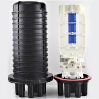 China Vertical Dome Type Fiber Optic Splice Closure 7 Ports 8 Trays 288 Cores for sale
