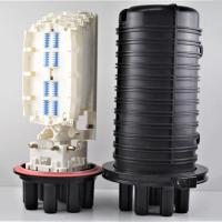 China 1 Inlet 6 Outlet 8 Tray Fiber Optic Joint Closure Ftth Dome Vertical Outdoor for sale
