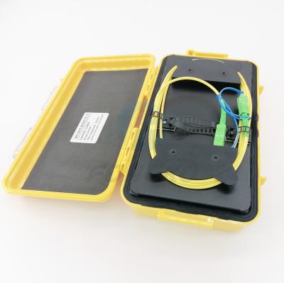 China G657A OM1 OTDR Launch Cable Box SM SC LC FC ST Connector 1-20km for sale