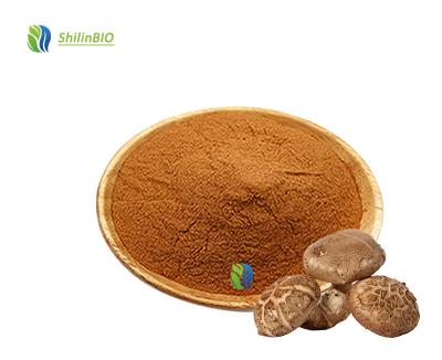 China Dried Shiitake Mushroom Extract Powder 10%-50% Polysaccharides Immune Support for sale