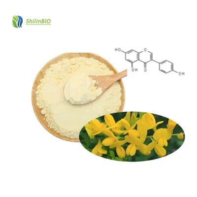 China Genistein Powder 98% Soy Isoflavone Phytoestrogen Antioxidant Supplement Raw Material for sale