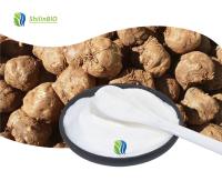 China Konjac Root Powder Glucomannan Dietary Fiber - 95% Pass 80 Mesh, ≤5.0% Moisture Content for Food & Supplement Manufacturing for sale