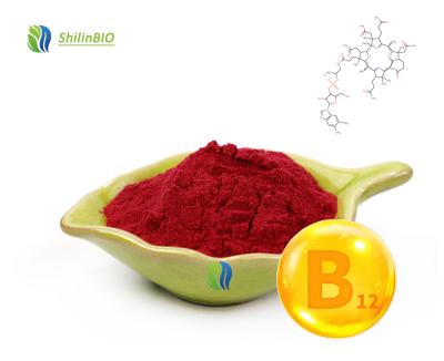 China Vitamin B12 Cyanocobalamin 1.2% Assay Dark Red Crystalline Powder 50kg Batch for sale