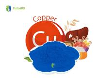 China Food Grade Copper Glycinate Powder 27% Copper Nutrition Enhancer for Supplements for sale