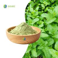 China SLBIO Supply Mint Leaf Extract Powder Food Grade Water Soluble for sale