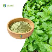 China SLBIO Supply Mint Leaf Extract Powder Food Grade Water Soluble for sale