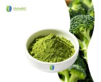 China SLBIO Factory Supply Food Grade Water Soluble Broccoli Extract Powder Herbal Extract Drum Packaging for sale