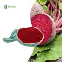 China SLBIO Supply Betanin 4% 99% Purity Red Beet Root Powder Beetroot Extract Powder Food Grade for sale