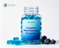 China SLBIO Factory Supply OEM/ODM Private Label Package Creatine Monohydrate Gummies Bulk Vegan Food Grade Muscle Growth 60 Count for sale