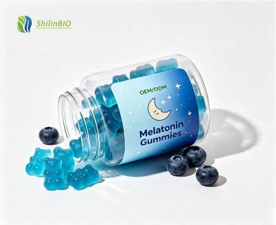 China SLBIO Private Label OEM/ODM Private Label Sugar-free Melatonin Gummies for Deep Sleep Support 2 Gummies Daily 24-Month Shelf Life Adult Supplement for sale