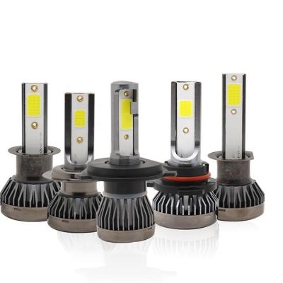 China Mini Canbus COB H4 H7 H11 Car Headlight Bulb 9004 9005 Fog Light for sale