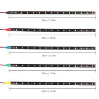 China 30cm Car Headlight LED Tube Strip 3528 Patch Emergency Warning Light for sale