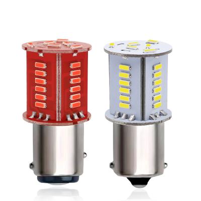 China Customizable Automotive LED Turn Signals 3014 30SMD S25 1156 BA15S BAU15S BAY15D Tail Lamp for sale