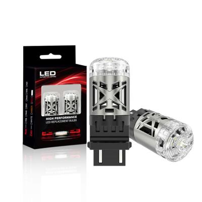 China Newest Innovative 3157 LED Car Light Bulbs 3156 BA15S 1600LM 12V 24V for Car Brake Stop Signal Reverse With 7035 Chip for sale