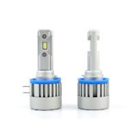 China H11B Car LED Headlight Bulbs With GC-7035 LED Chips 300% Brighter Ultra-Bright 6000LM Plug and Play No Flicker LED BulbsKits for sale