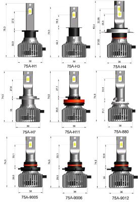 China NEW HOT SELLING LED HEADGHIT H4 Super Bright Car Led HeadLight Bulb 40watt 4000lm 9005 9006 H7 Led Canbus for sale