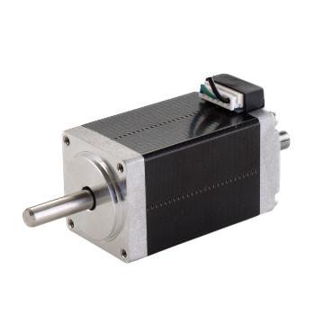 China Dual Shaft 2 Phase Hybrid Stepper Motor 28mm Nema 11 Stepper Motor 28AHS010 for sale
