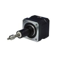 China 42LHS Series Six Wires Double Shaft 250N Force 2 Phase Nema17 Captive Hybrid linear Stepper Motors Linear Acuators for sale