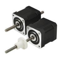 China 42LHS Series 320N Force 2 Phase Nema17 No Captive&External Nut Hybrid linear Stepper Motors Linear Acuators for sale