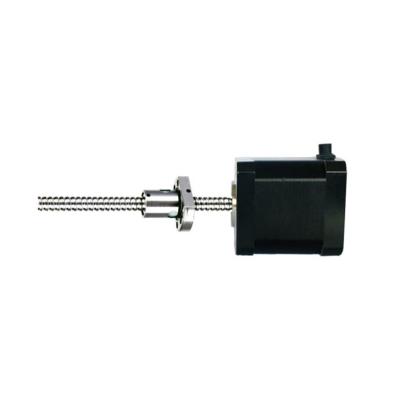 China 42LHS1504B-102 50N Force 2 Phase Nema17 Ball Scew Type Hybrid Linear Stepper Motors Linear Acuators for sale