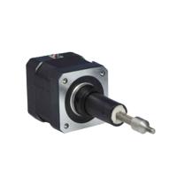 China 42LHS Series Four Wires Double Shaft 320N Force 2 Phase Nema17 Captive Hybrid linear Stepper Motors Linear Acuators for sale