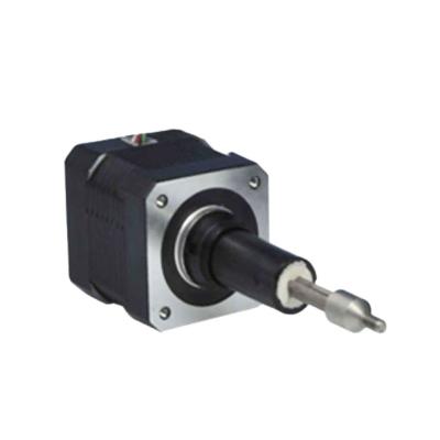 China 42LHS Series Four Wires Double Shaft 320N Force 2 Phase Nema17 Captive Hybrid linear Stepper Motors Linear Acuators for sale
