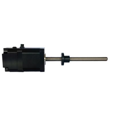 China 42LHS1504E-210BR with Brake 50N Force 2 Phase Nema17 External Nut Hybrid Linear Stepper Motors Linear Acuators for sale