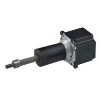 China 57LHS Series Six Wires 990N Force 2 Phase Nema23 Captive Hybrid linear Stepper Motors Linear Acuators for sale