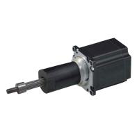 China 57LHS Series Double Stack Four Wires 990N Force 2 Phase Nema23 Captive Hybrid linear Stepper Motors Linear Acuators for sale
