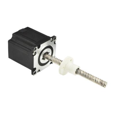 China 57LHS3004E-200 Four Wires 100N Force 2 Phase Nema23 External Nut Hybrid linear Stepper Motors Linear Acuators for sale