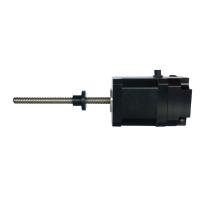 China Four Wires Brake Stepper Motor 100N Force 2 Phase Nema23 Hybrid Linear Stepper Motor for sale