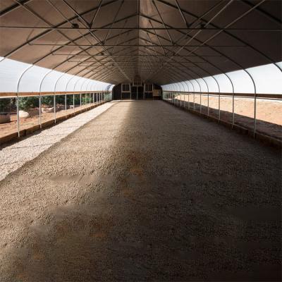 China 0.13mm Black White Film Light Deprivation Greenhouse With Blackout System for sale