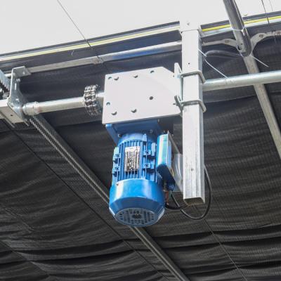 China Agricultural Single Span Poly Hydroponic System Tunnel Blackout Greenhouse Light Deprivation Automatic for sale