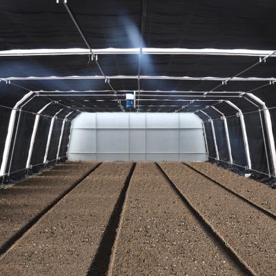 China Agricultural Polytunnel Automated Light Deprivation Herb Greenhouse for sale