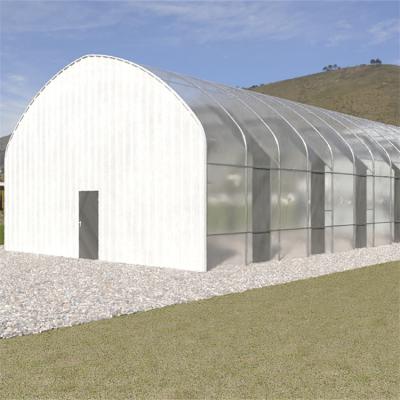 China Cheap Medical Herbs Growing Large Blackout Automation Greenhouse Curtain Fabric Light Deprivation Greenhouse for sale