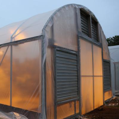 China 9x32 Agricultural Transmission Shady Automatic Blackout Tunnel Greenhouse for sale