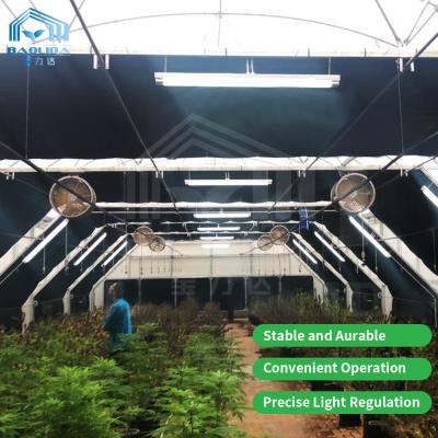 China Baolida Light Deprivation Greenhouse Mushroom Automatic Blackout Greenhouse for sale