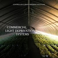 China Automatic Ventilation Light Deprivation Greenhouse With UV Resistant Polyethylene Film for sale