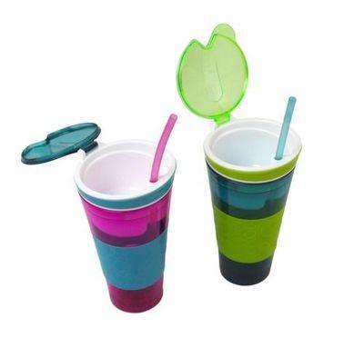 China snackeez 2 in one cup for sale