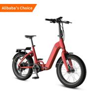 China 32km/H High Speed Hub Motor 20 Inch 48v Folding Electric Bicycle Battery for sale