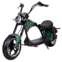 China Big Wheel Citycoco Electric Scooter Black Off Road 2000w Shock Absorber for sale