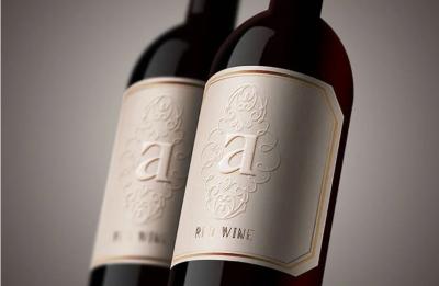 China OEM Stone Paper Labels For Wine Bevarage Bottle Forzen Food Packaging for sale