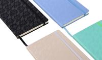 China CMYK Stone Paper Notebook Lace Gradient Color Pu Leather Notebook for sale
