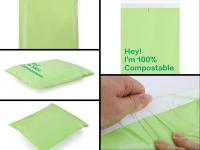 China Custom Logo Eco Friendly Poly Mailers Compostable Cornstarch For Express for sale