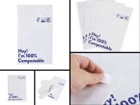 China Garment Packaging Self Adhesive Courier Bags 100% PLA Corn Starch Packaging for sale