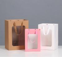 China Transparent Stone Paper Packaging CaCo3 HDPE For Hand Gift Bag for sale