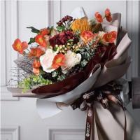 China Customized Rich Mineral Paper For Bonquet Packaging Gift And Flower Wrapper for sale