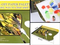China Tear Off Palette Stone Paper Eco Friendly Tear Resistant for sale