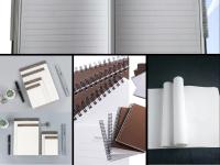 China Eco Friendly Wood Free Waterproof Notebook Stone 100gsm 120gsm for sale